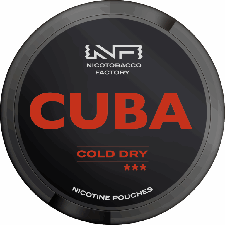 CUBA BLACK Cold Dry | Wholesale Nicotine Pouches | Snus & Nicotine ...